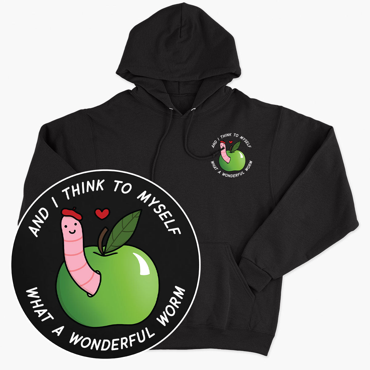 A Wonderful Worm Hoodie (Unisex) | Sassy Spud