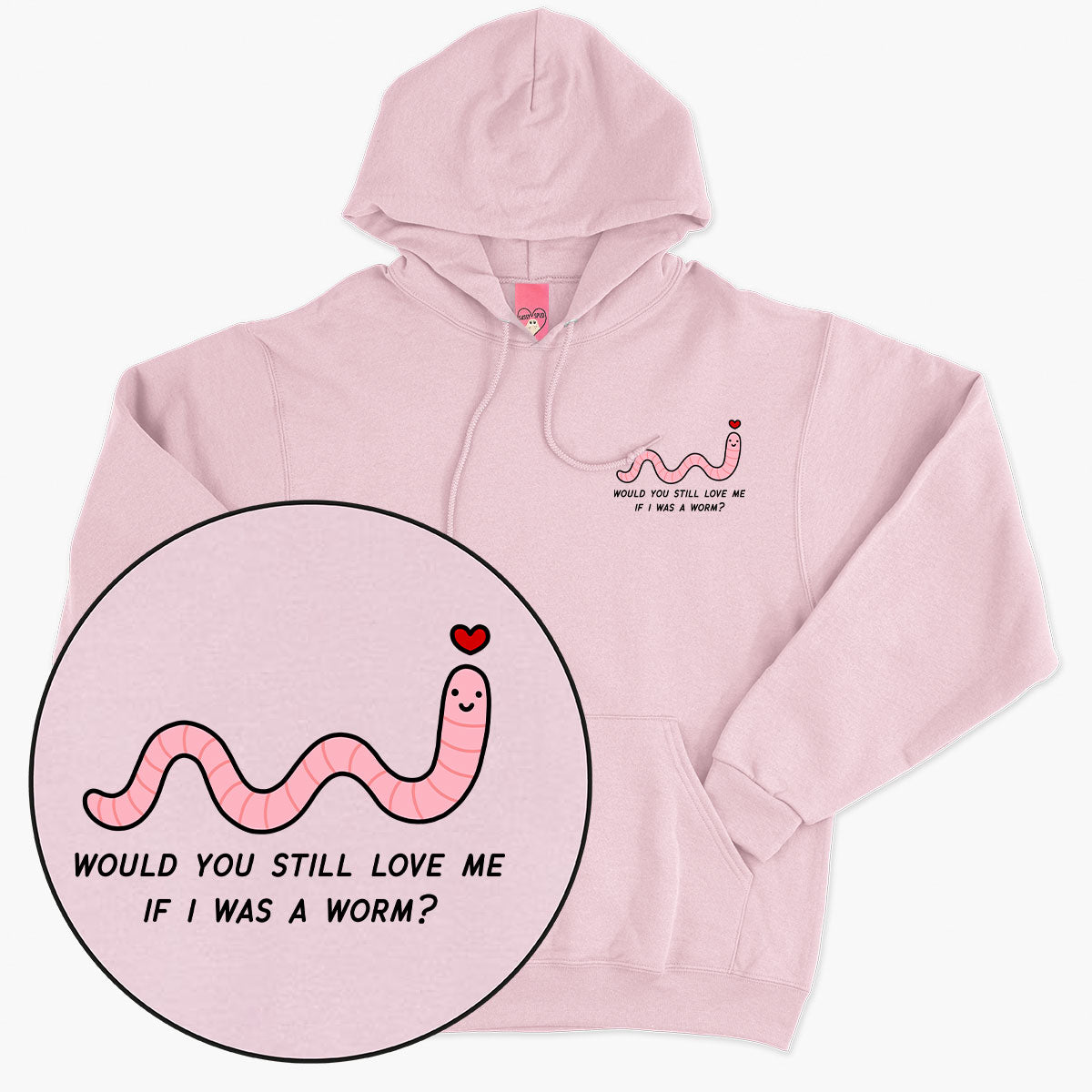 Love Me Worm Hoodie (Unisex) | Sassy Spud