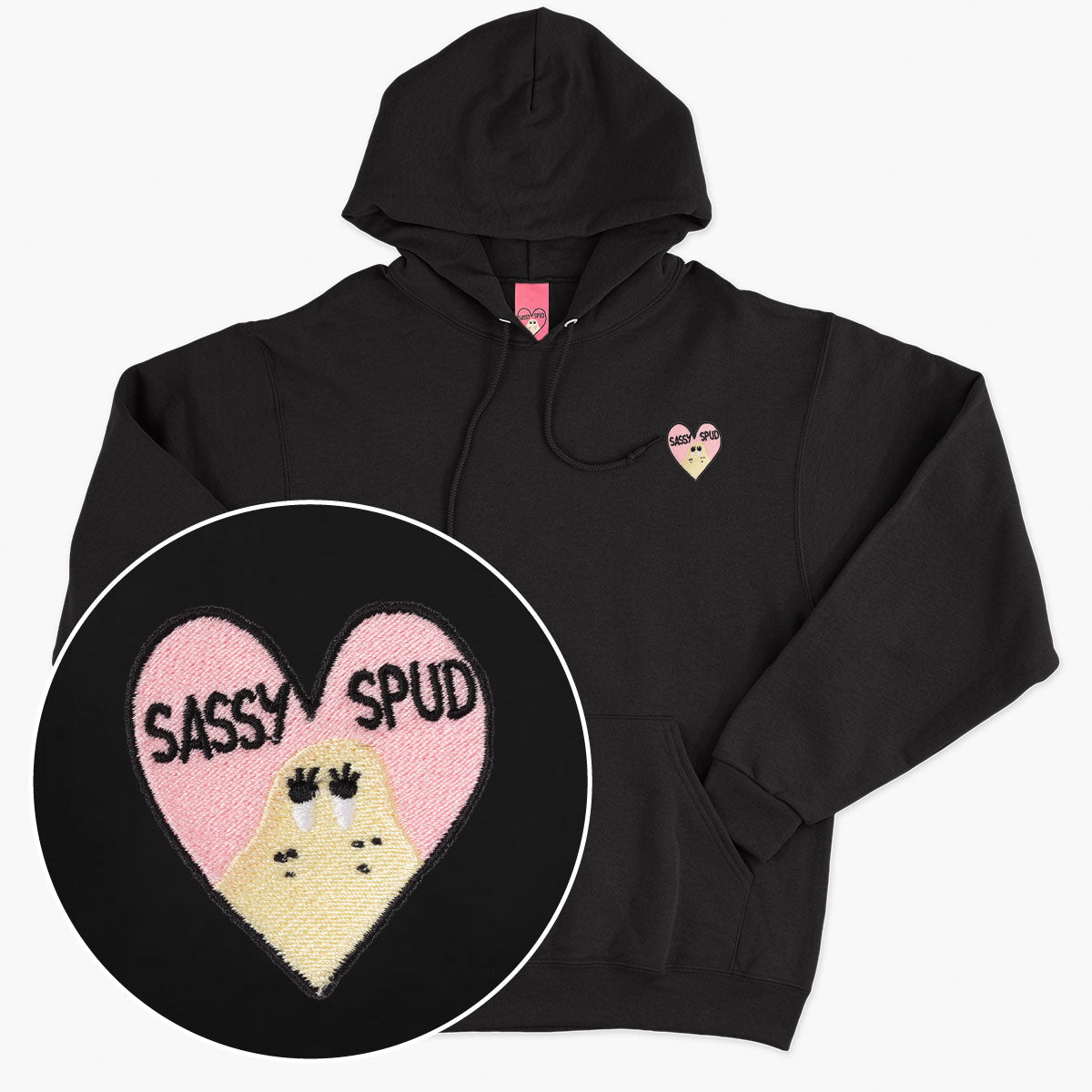 Sassy Spud Embroidered Hoodie (Unisex) | Sassy Spud