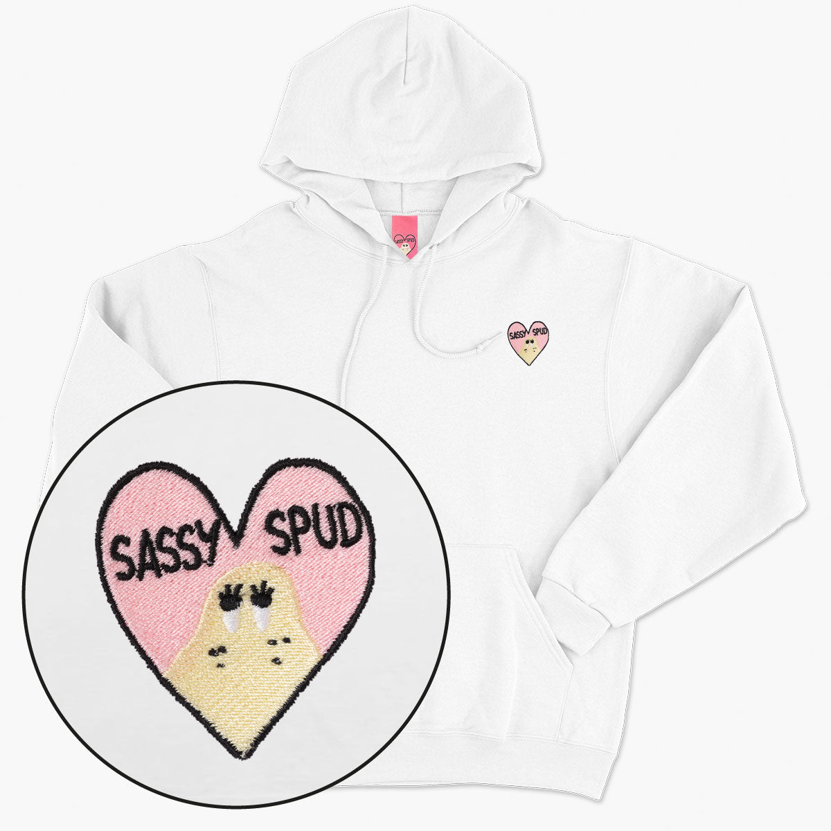 Sassy Spud Embroidered Hoodie (Unisex) | Sassy Spud