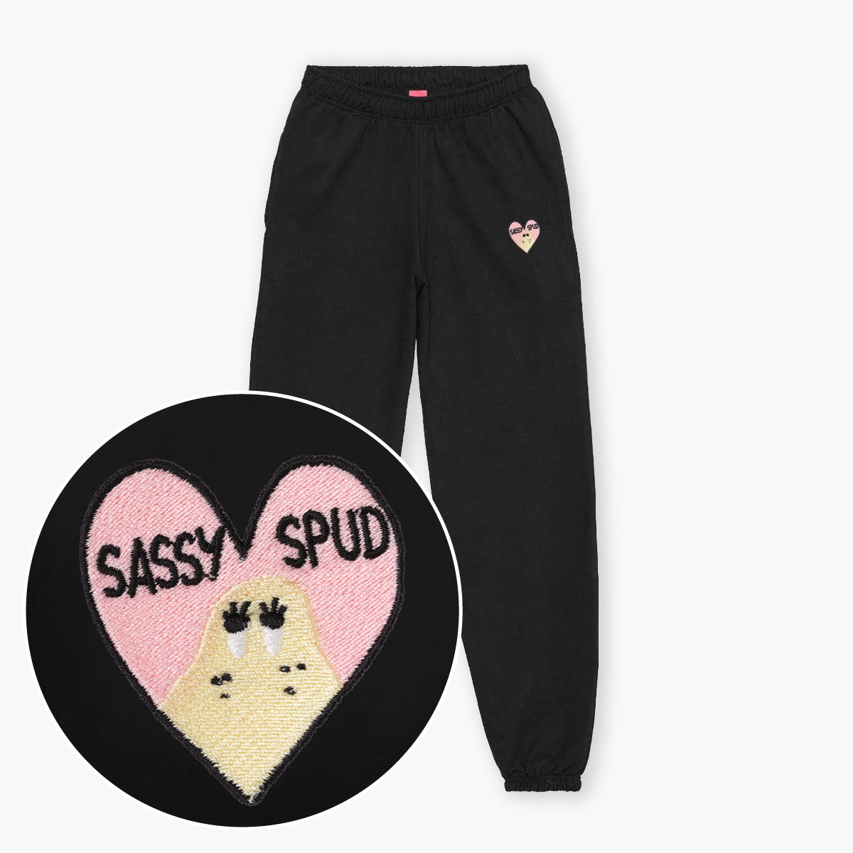 Sassy Spud Embroidered Joggers (Unisex) | Sassy Spud