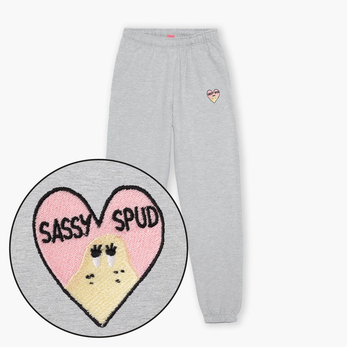Sassy Spud Embroidered Joggers (Unisex) | Sassy Spud