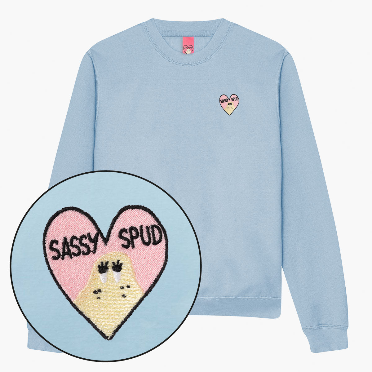 Sassy Spud Embroidered Sweatshirt (Unisex) | Sassy Spud