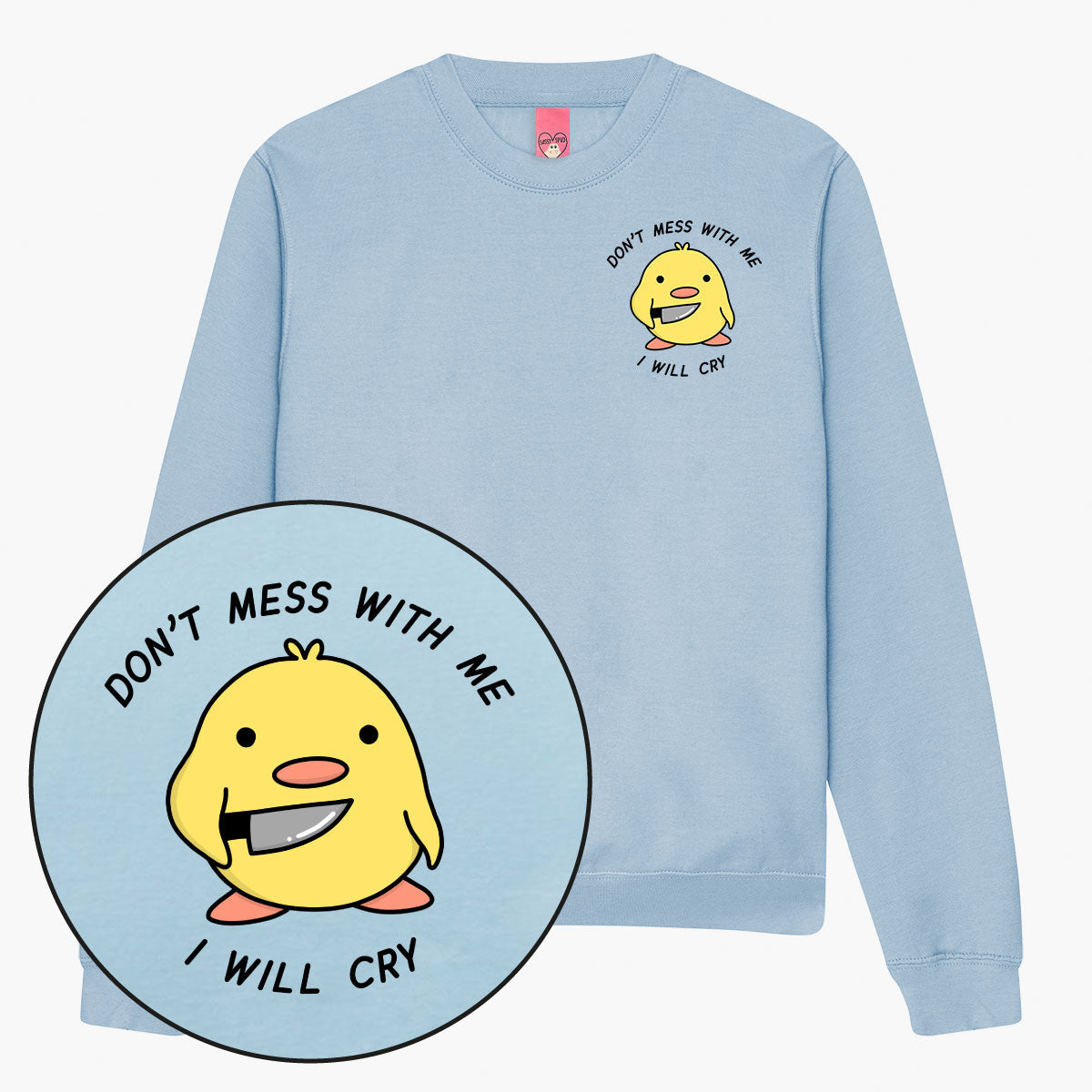 Stabby Chick Sweatshirt (Unisex) | Sassy Spud